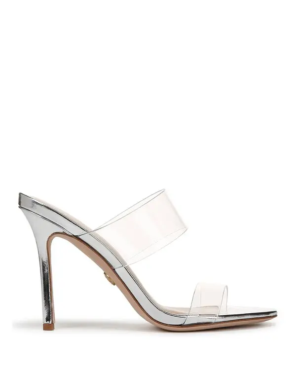 Veronica Beard Asha High Heel Sandals - Silver