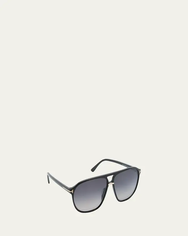 TOM FORD Bruce Acetate Square Sunglasses