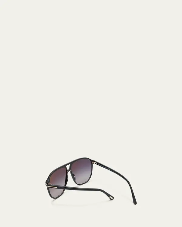 TOM FORD Bruce Acetate Square Sunglasses