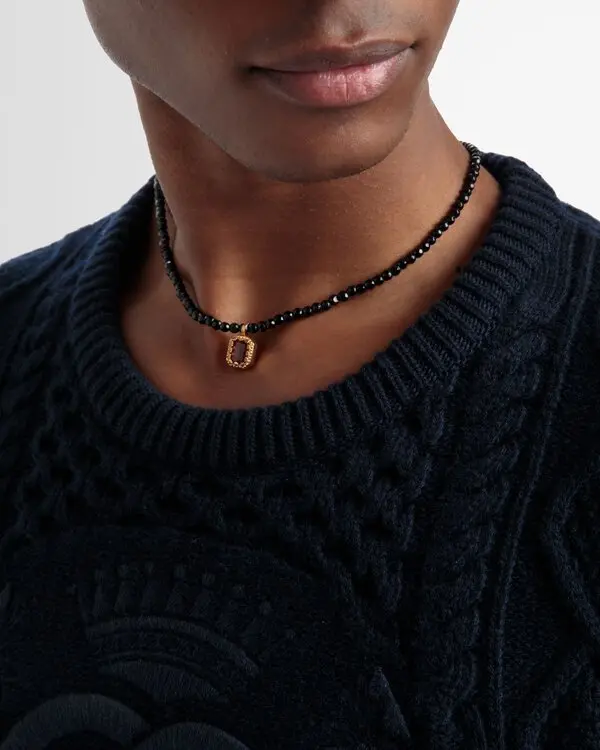 Bally Beaded Chain Necklace