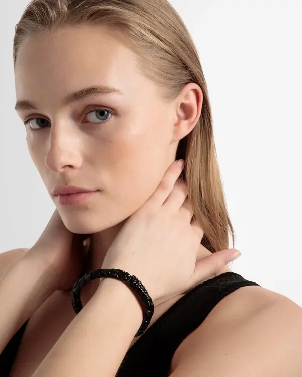 Bally Sculptural Effect Cuff Bracelet