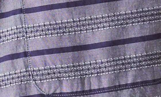 Lucky Brand Stripe Short Sleeve Button-up Shirt