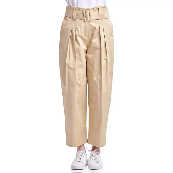 English Factory Belted Pleated Pants - Tan
