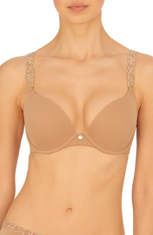 Natori Pure Luxe Underwire Push-up Bra - Cafe