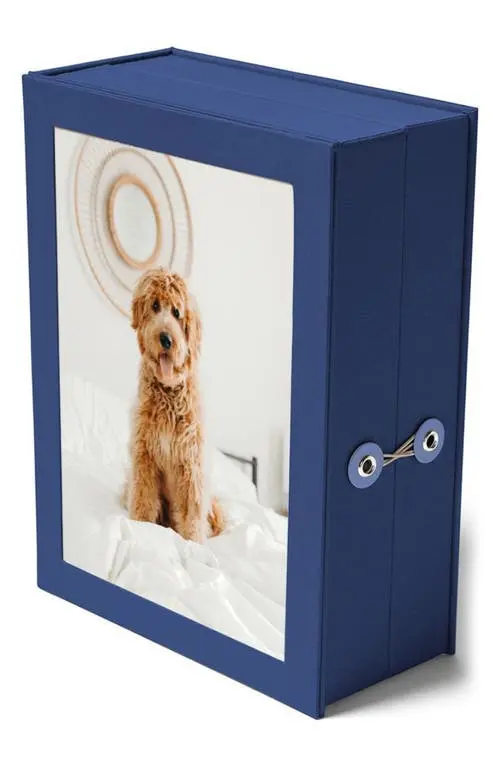 SAVOR Story Vault Keepsake Box - Blue/ Coral