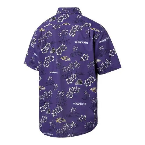 Reyn Spooner Baltimore Ravens Kekai Button-up Shirt - Purple