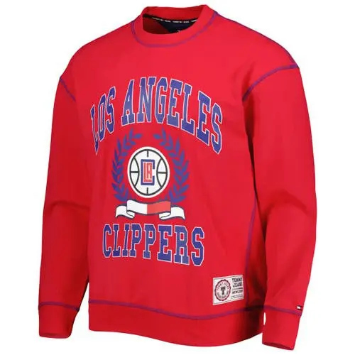 Tommy Hilfiger La Clippers Peter French Terry Pullover Crew Sweatshirt