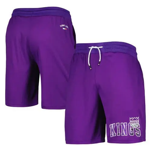 Tommy Hilfiger Sacramento Kings Mike Mesh Basketball Shorts - Purple
