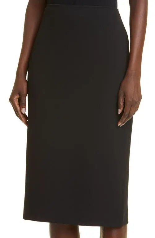 St. John Stretch Crepe Skirt