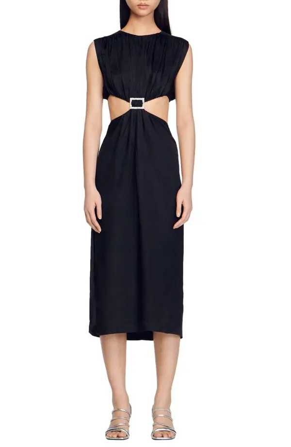 Sandro Plaza Cutout Dress