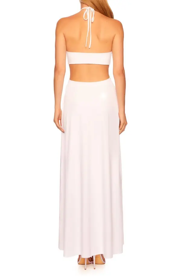 Susana Monaco U-Halter Cutout Maxi Dress - Sugar | Editorialist
