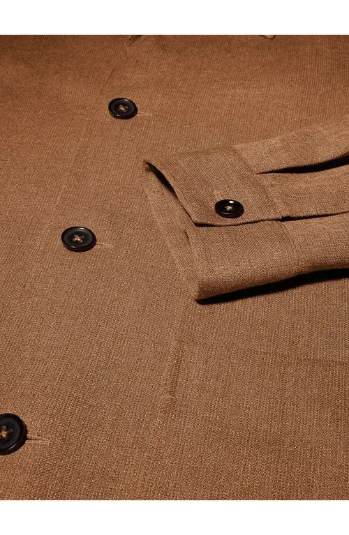 Zegna Silk & Linen Blend Chore Jacket