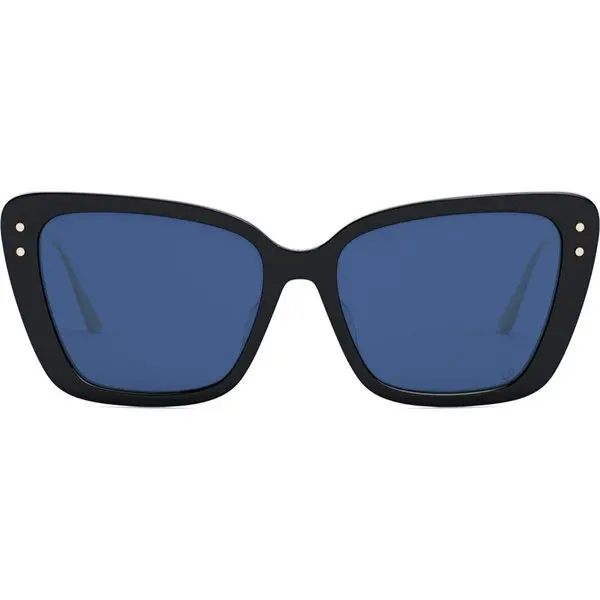 Dior Miss B5i 54mm Butterfly Sunglasses - Shiny Black/blue