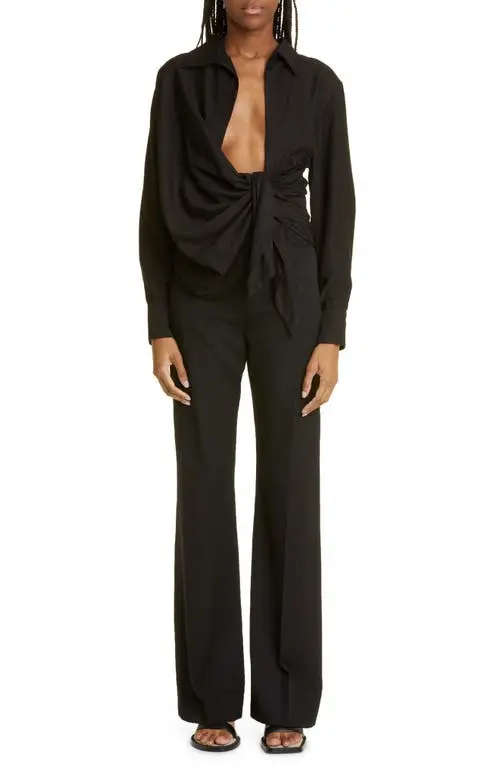 Jacquemus Bahia Open Drape Shirt