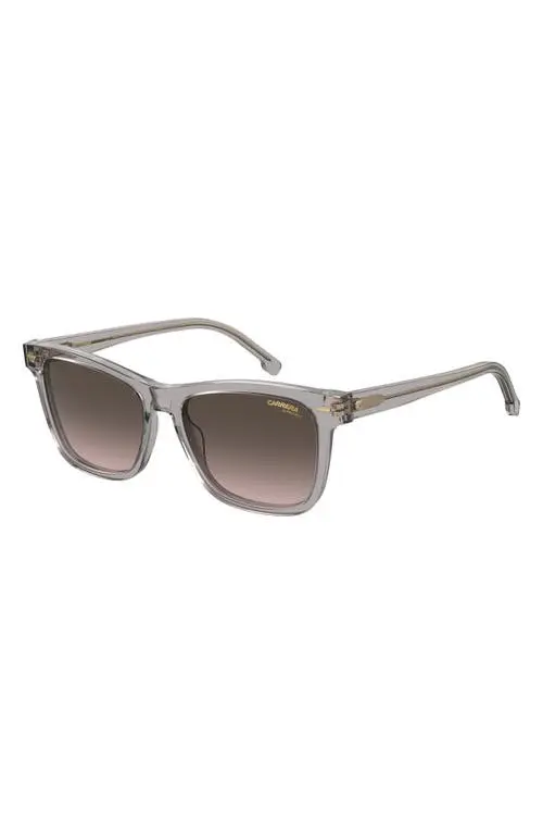 Carrera Eyewear 54mm Rectangular Sunglasses - Grey/ Brown Gradient