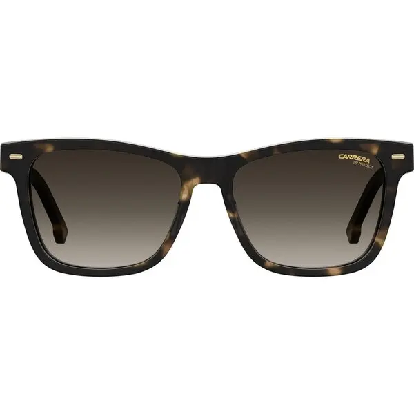 Carrera Eyewear 54mm Rectangular Sunglasses - Havana/brown Gradient