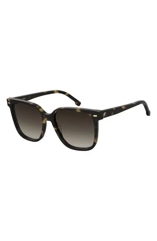Carrera Eyewear Rectangular Sunglasses - Havana/brown Gradient