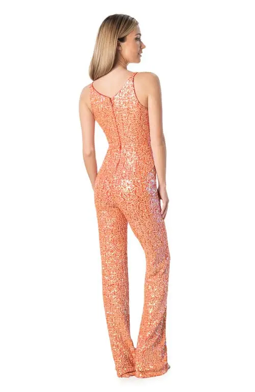 dress the population charlie sequin jumpsuit Dress The Population Sequin Charlie Jumpsuit