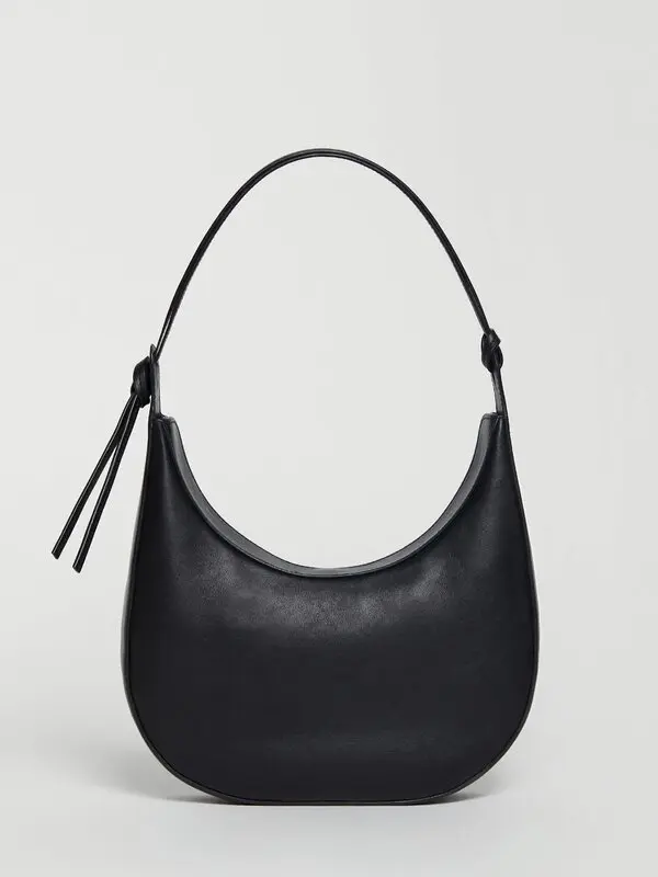 REFORMATION Medium Rosetta Shoulder Bag - Black