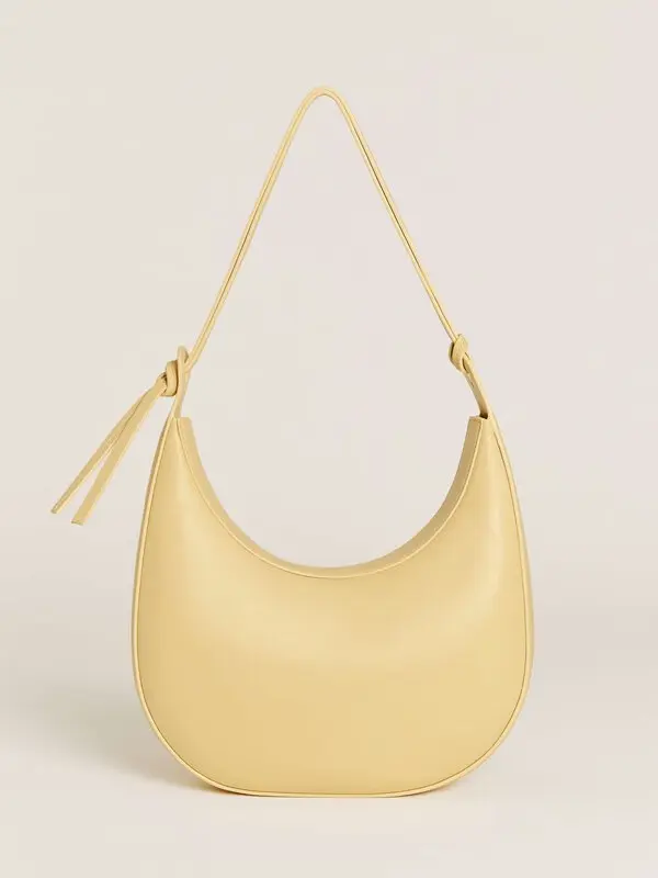 REFORMATION Medium Rosetta Shoulder Bag - Yellow