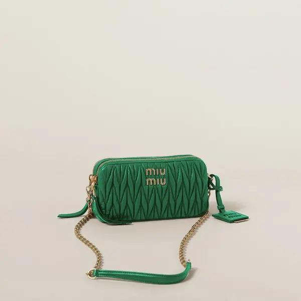 Miu Miu Matelassé Nappa Leather Mini-bag
