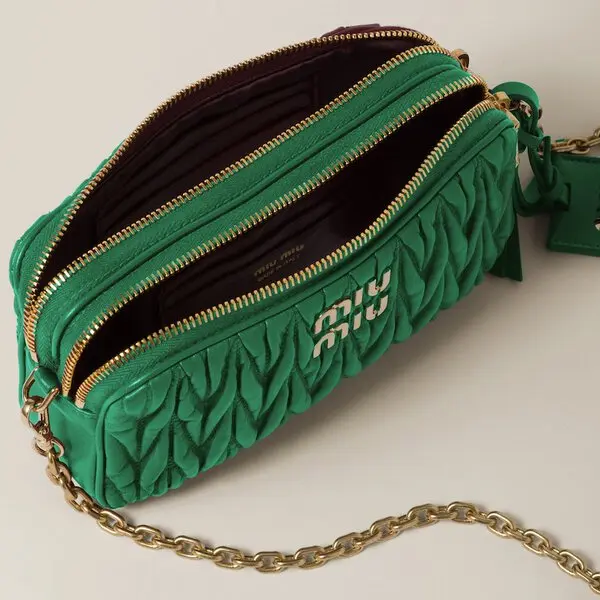 Miu Miu Matelassé Nappa Leather Mini-bag