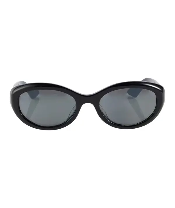 Khaite X Oliver Peoples 1969c Oval Sunglasses - Black