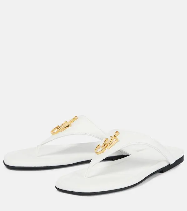 JW Anderson Leather Thong Sandals