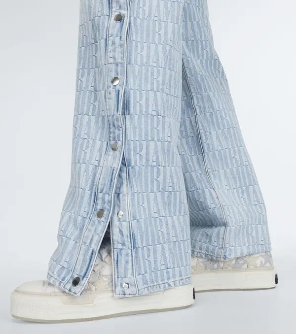 Amiri Logo Jacquard Denim Pants