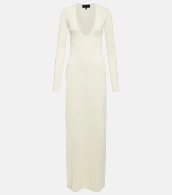 NILI LOTAN Iffet Knitted Maxi Dress