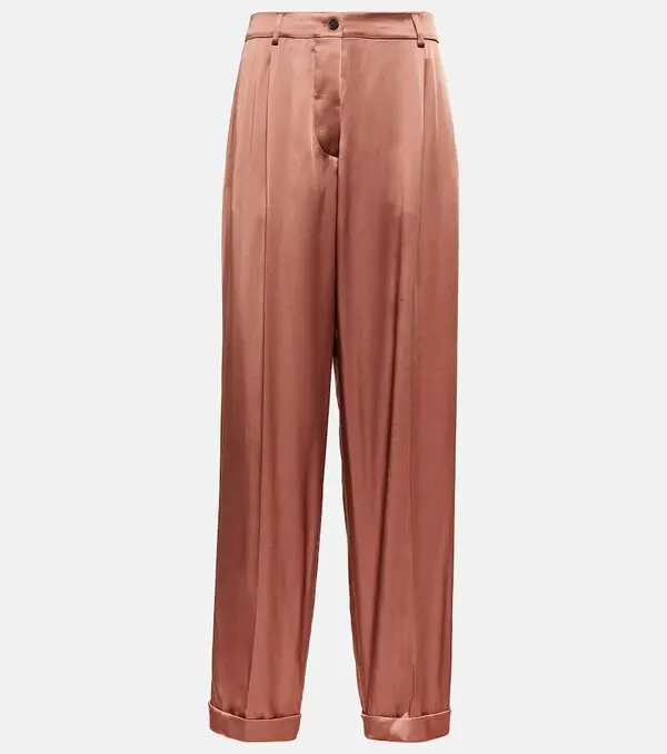 TOM FORD High-rise Straight Leg Pants - Neutrals