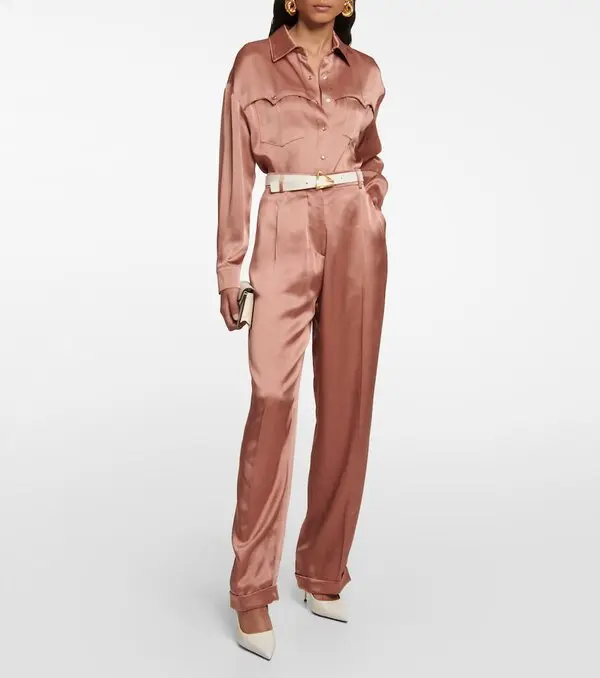 TOM FORD High-rise Straight Leg Pants