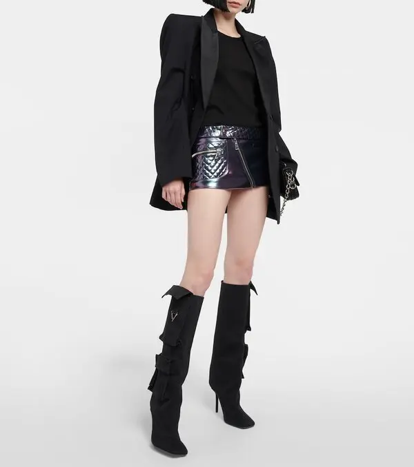 LAQUAN SMITH Pvc Mini Skirt