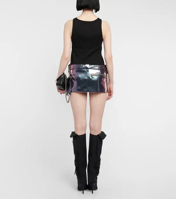 LAQUAN SMITH Pvc Mini Skirt