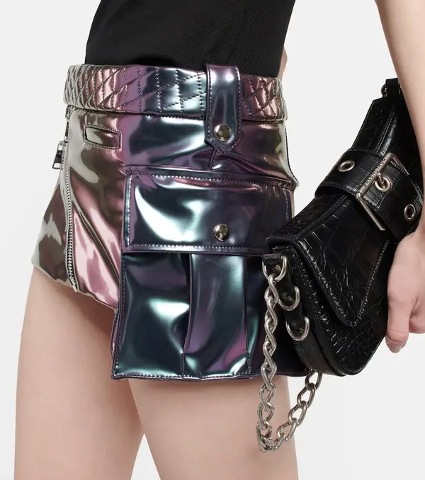 LAQUAN SMITH Pvc Mini Skirt