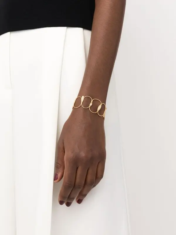 Fernando Jorge 18kt Yellow Diamond Fluid Bracelet - Gold