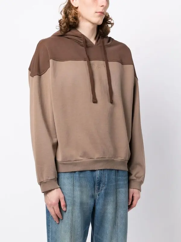 Guess Embroidered Logo Cotton Hoodie