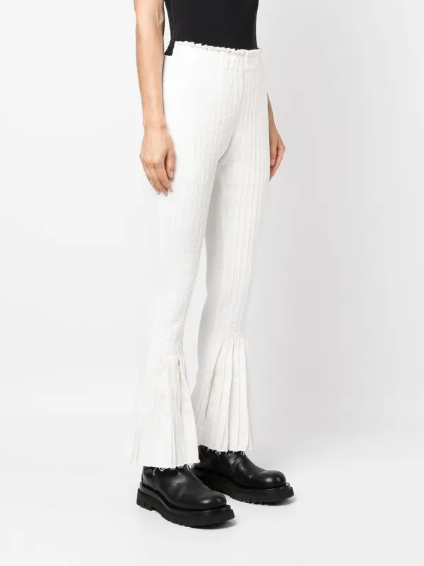 Sacai Pleated Cropped Trousers