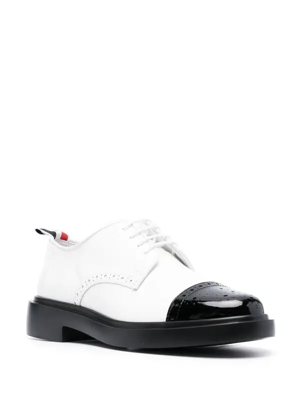 Thom Browne Rwb Contrasting Toecap Brogues