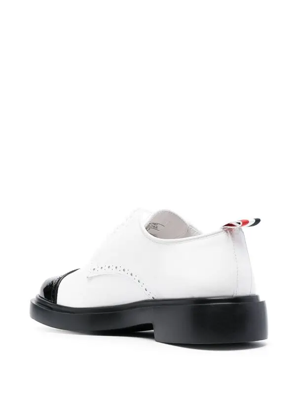 Thom Browne Rwb Contrasting Toecap Brogues