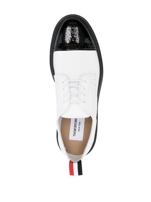 Thom Browne Rwb Contrasting Toecap Brogues