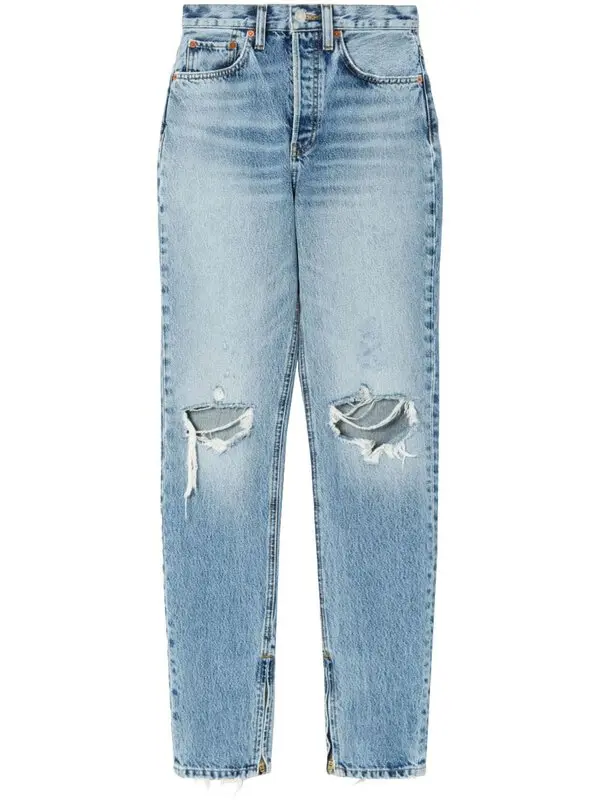RE/DONE Super High Drainpipe Jeans