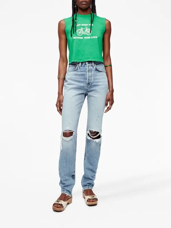 RE/DONE Super High Drainpipe Jeans