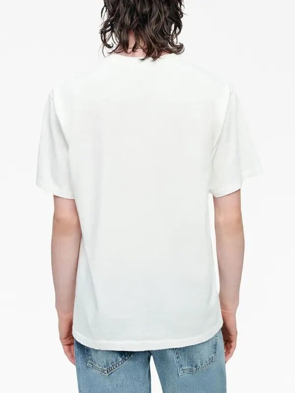 RE/DONE Ying Yang-print Cotton T-shirt