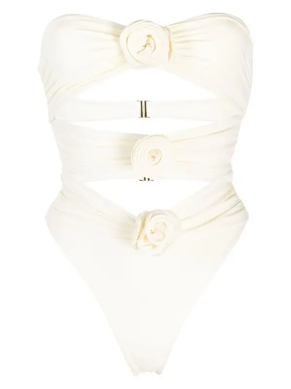 LA REVECHE Vesna One-piece Swimsuit - Neutrals