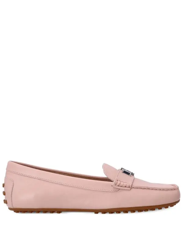 Polo Ralph Lauren Logo-plaque Leather Loafers