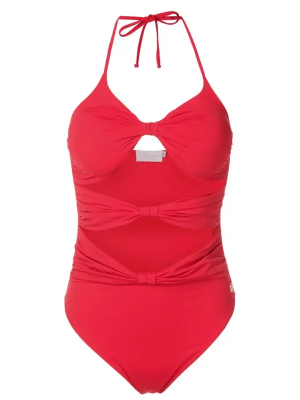 BRIGITTE Cut-out One-piece Swimsuit - Red