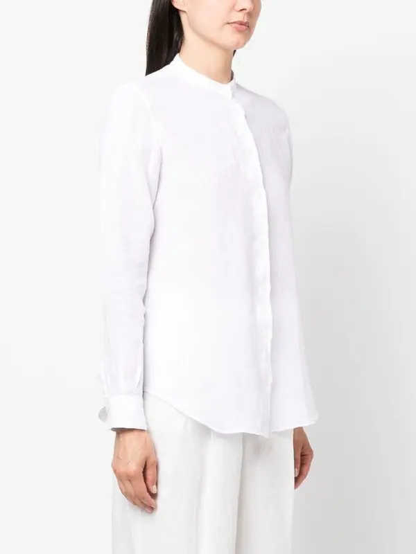 FAY Long-sleeve Linen Shirt
