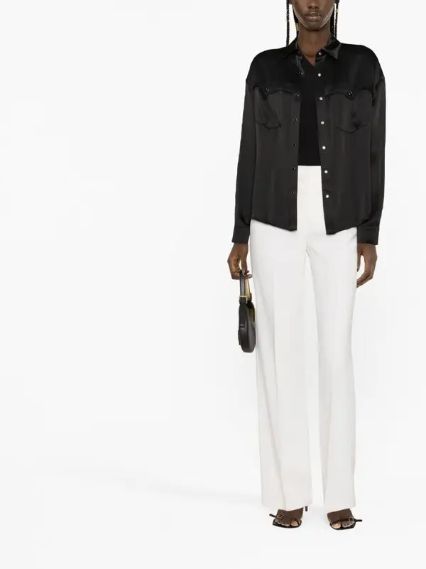 TOM FORD Western-style Satin Shirt