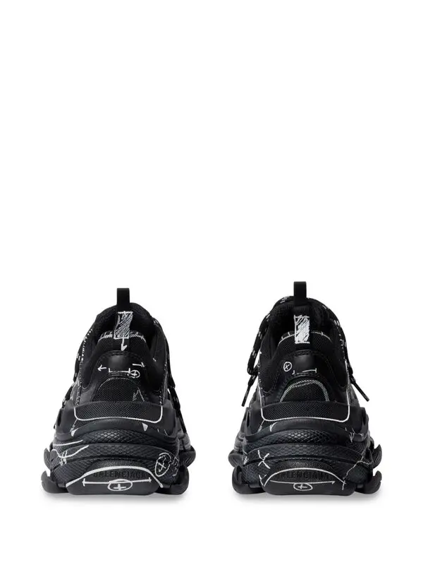 Balenciaga Triple S Sketch-print Sneakers